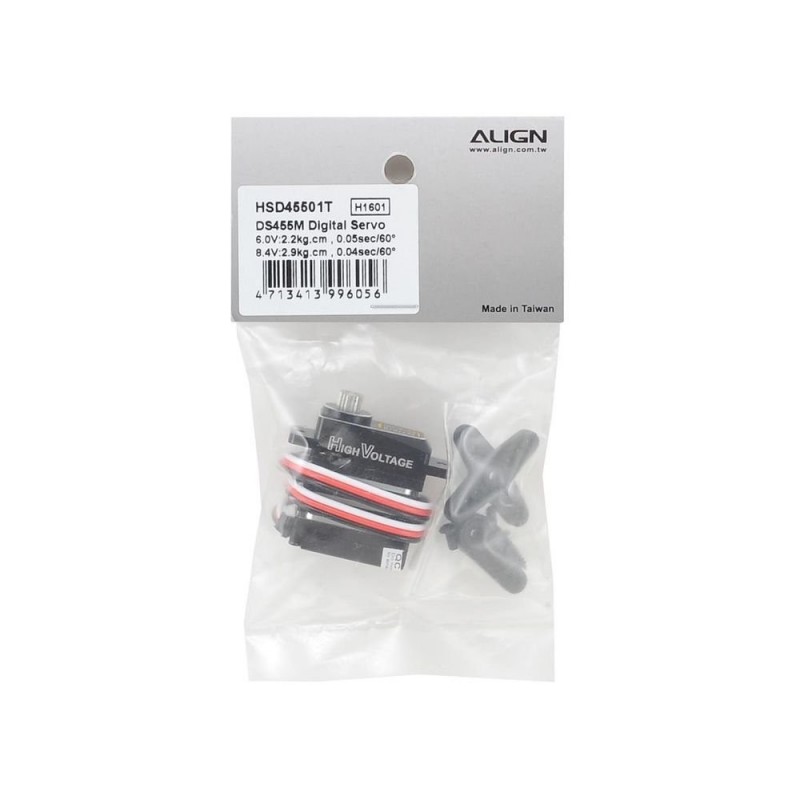 Servos - Digital Servo Align DS455M Metall (Heckrotor - HV) (17g, 2.9kg ...