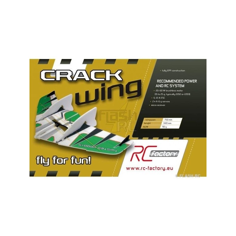 RC Flying Wings - Crack WING FUN series purple Rc Factory - FLASH RC