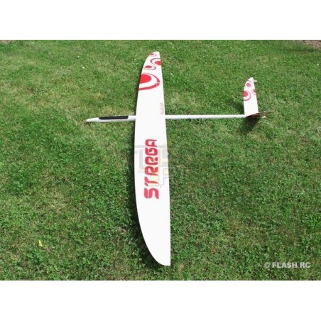 Planeurs RC - Strega tout fibre env.2.90m blanc & rouge RCRCM - FLASH RC