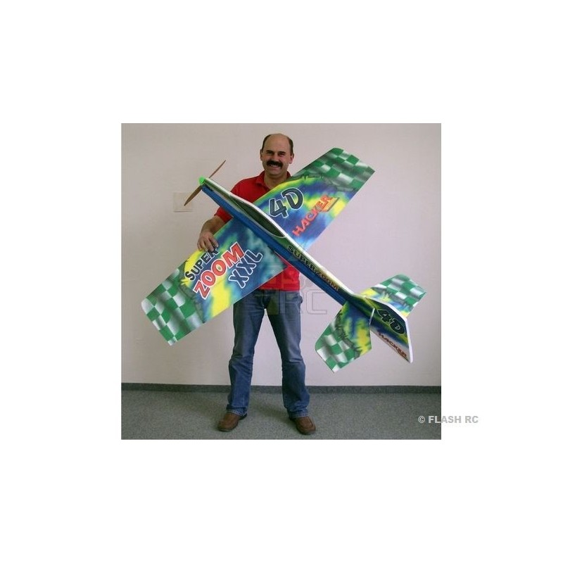 RC Aerobatic Aircraft - Hacker Aircraft model Super Zoom XXL green ARF ...