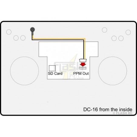Cables, adaptadores y accesorios para simuladores - PPM (Stereo Red) 3.5mm Jack Adapter for DC ...