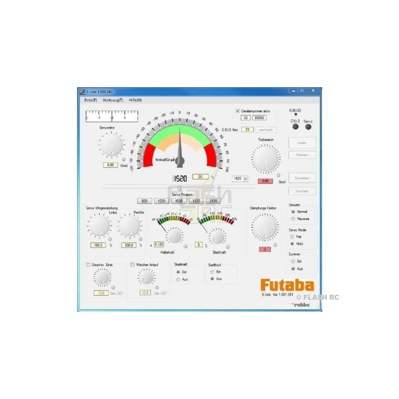 Servo standard Futaba BLS175HV MG HV Brushless SBUS (66g, 21kg/cm)