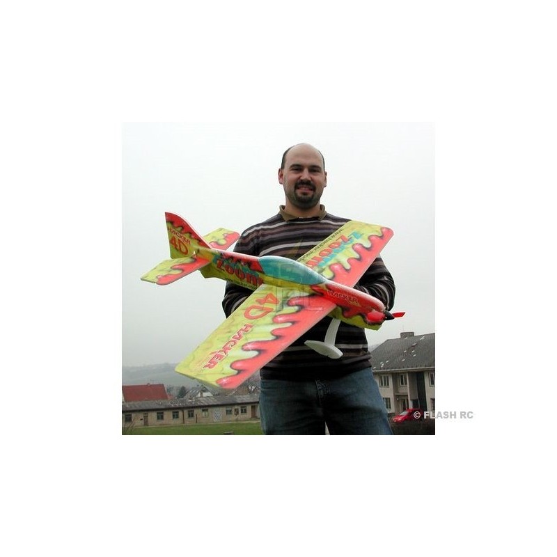 Avión acrobático RC - Hacker modelo Zoom Zoom 4D rojo ARF aprox.1.00m ...