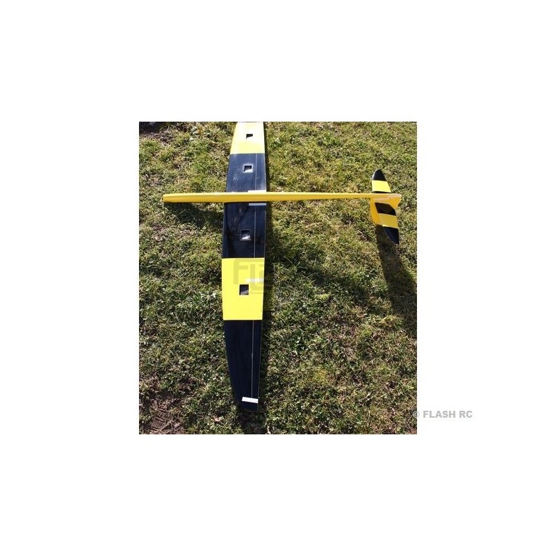 RC gliders - E-Typhoon Full Carbon 2.00m yellow & black RCRCM - FLASH RC