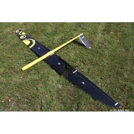 RC-Motorsegler - E-Strega Vollfaser ca.2.90m gelb & schwarz RCRCM ...