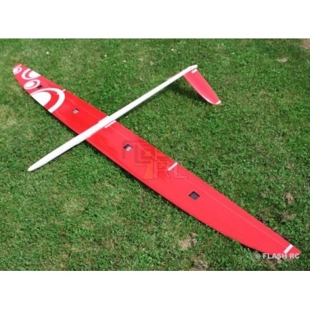 RC Motorgliders - E-Strega Full Carbon 2.90m white & red RCRCM - FLASH RC