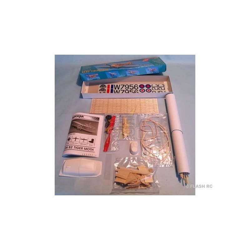 RC-Flugzeugmodelle - Bausatz Flugzeug Hacker model DH82 Tiger Moth env ...