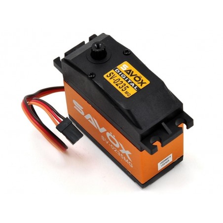 Servos - Monster Savox SV-0235MG servo digital (200g, 35kg.cm, 0.15s/60°) - FLASH RC